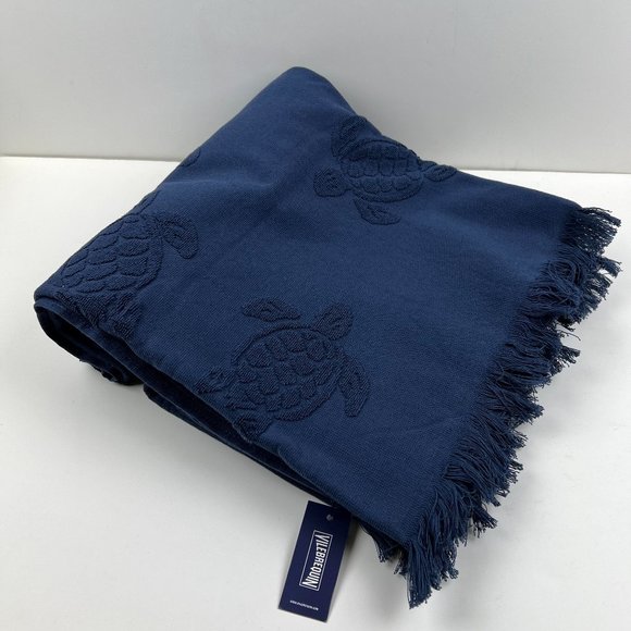 Vilebrequin | Bath | New Vilebrequin Dark Blue Turtle Jaquard Beach ...